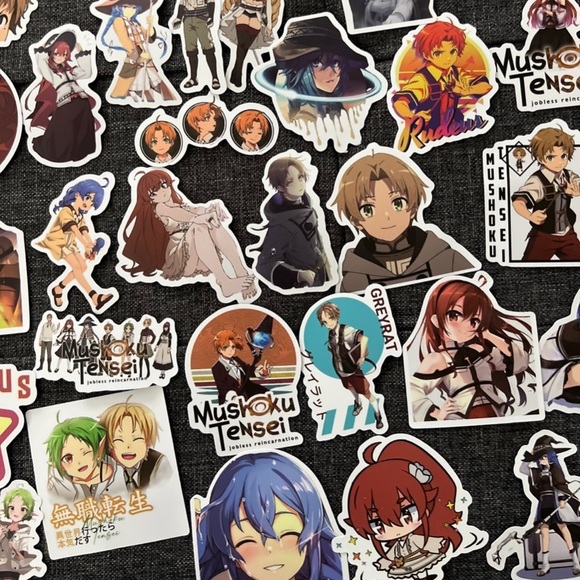 Accessories | Mushoku Tensei Sticker Set 5 Pcs Japanese Anime | Poshmark